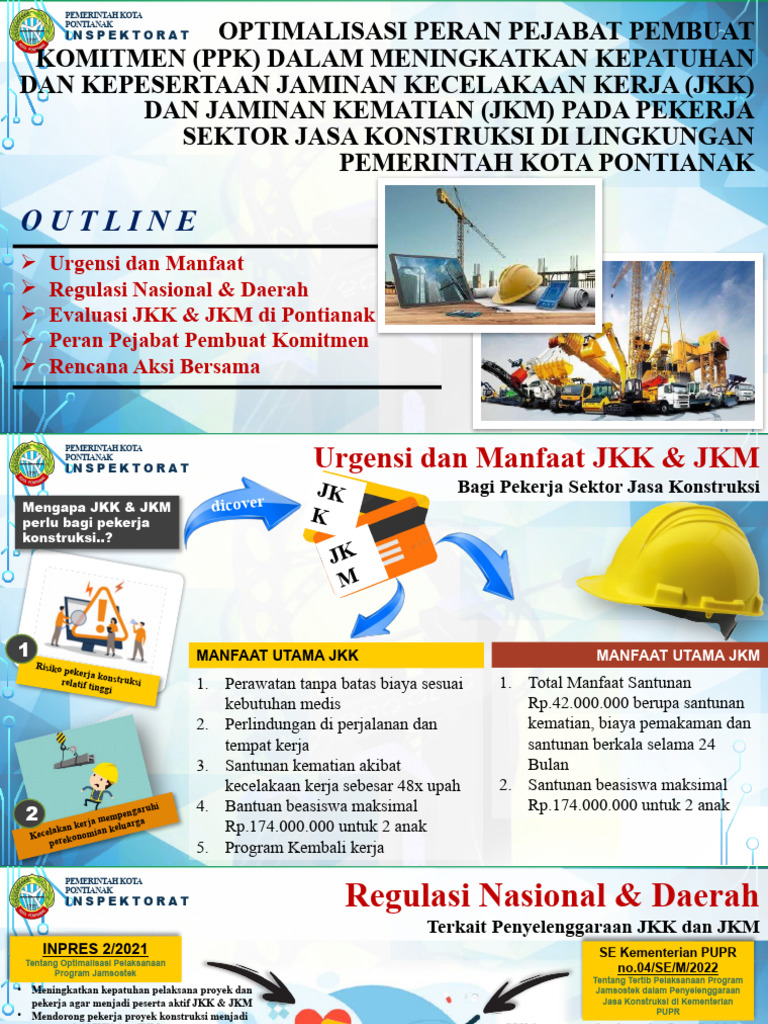 Optimalisasi JKK & JKM di Pontianak | PDF | Pengelolaan Keuangan & Uang