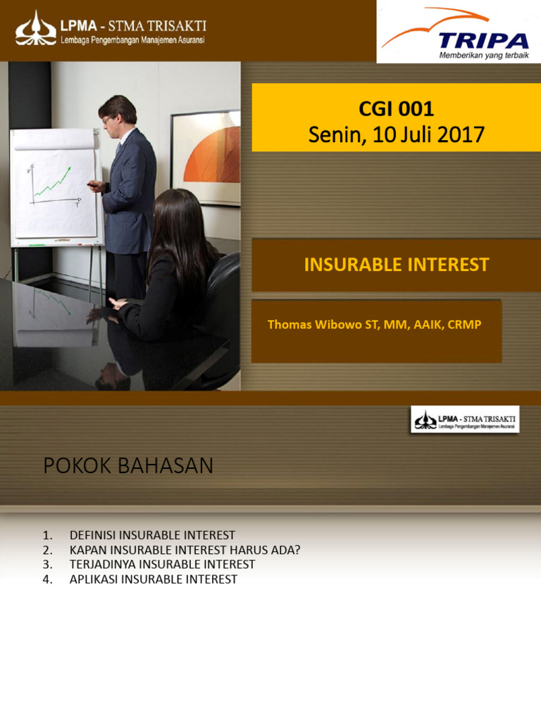Materi 02 Cgi 001 Insurable Interest Pdf
