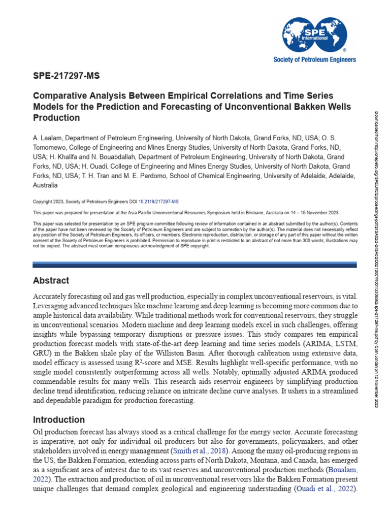 Empirical - Methods - Vs - Time - Series - Models Bakken | PDF ... Empirical - Methods - Vs - Time - Series - Models Bakken | PDF ...