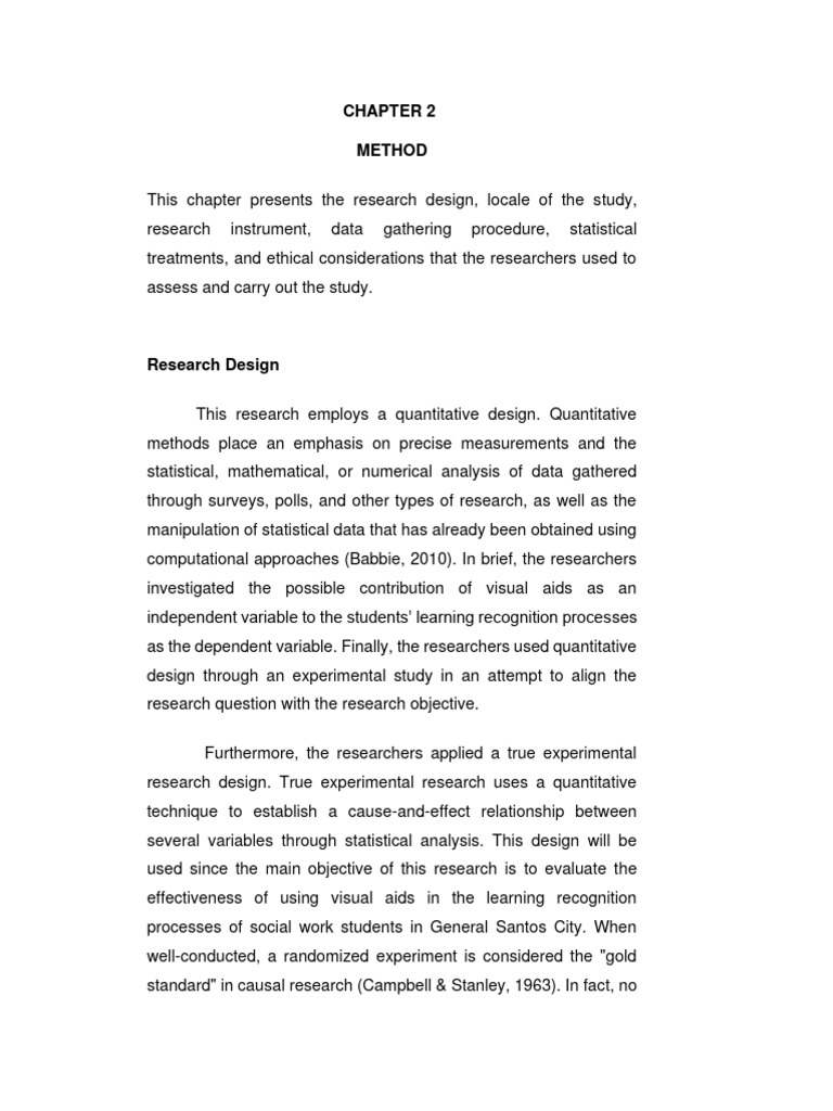 Chapter 2 | PDF | Quantitative Research | Statistics