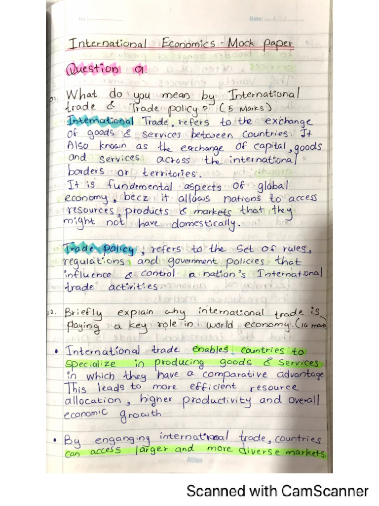 International Economics | PDF