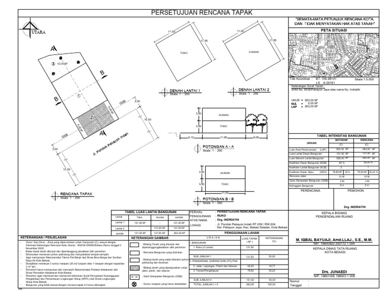 Contoh Rencana Tapak | PDF