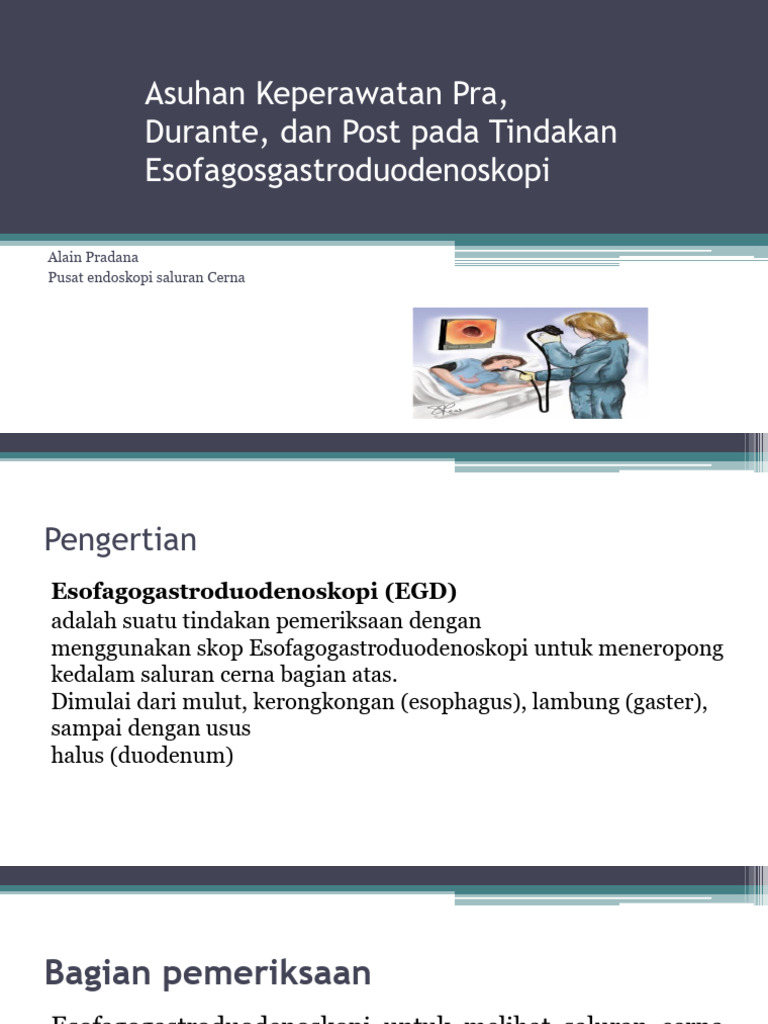 Asuhan Keperawatan pada EGD | PDF