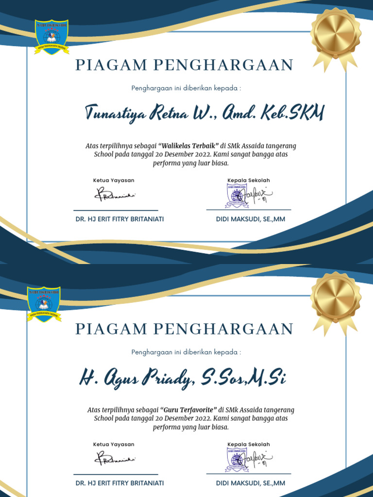 Sertifikat Desember 2022 | PDF | Olahraga & Rekreasi