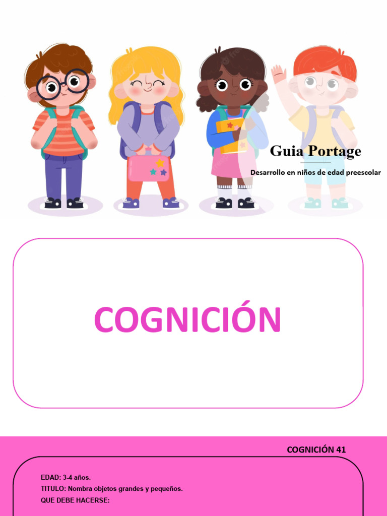 GUÍA PORTAGE Nuestra Parte | PDF | Color