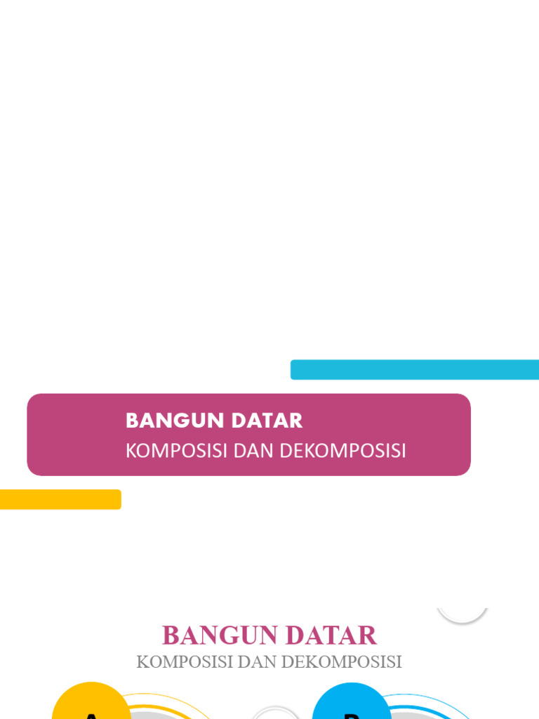 Komposisi Dekomposisi Bangun Datar | PDF