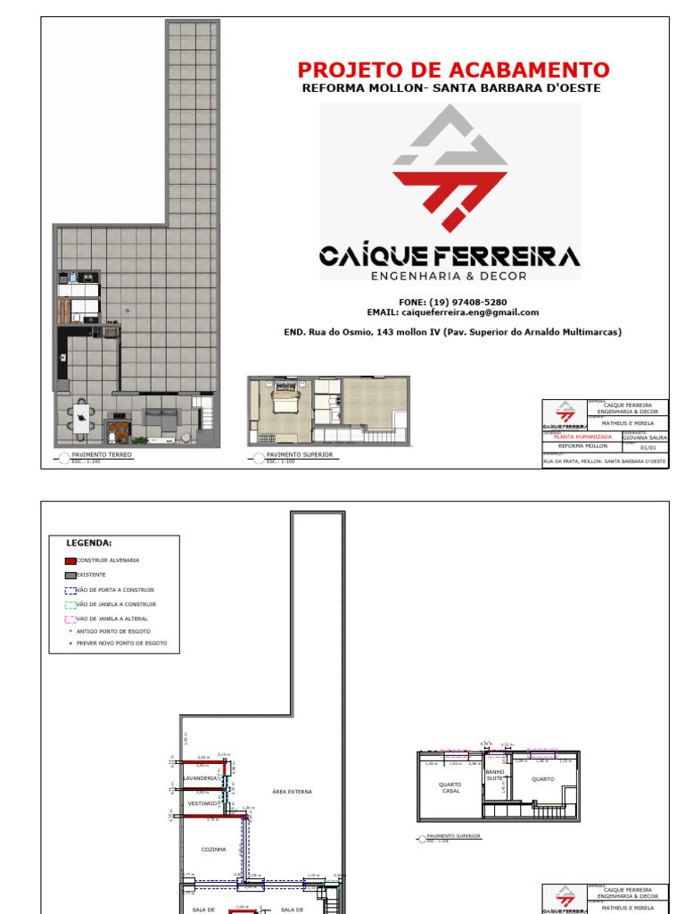 Detalhamento Completo PDF | PDF | Projeto arquitetônico | Arquitetura