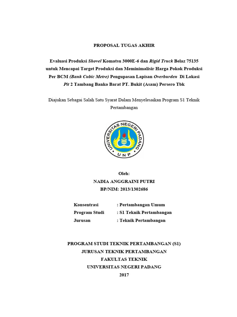 PROPOSAL TUGAS AKHIR23 | PDF