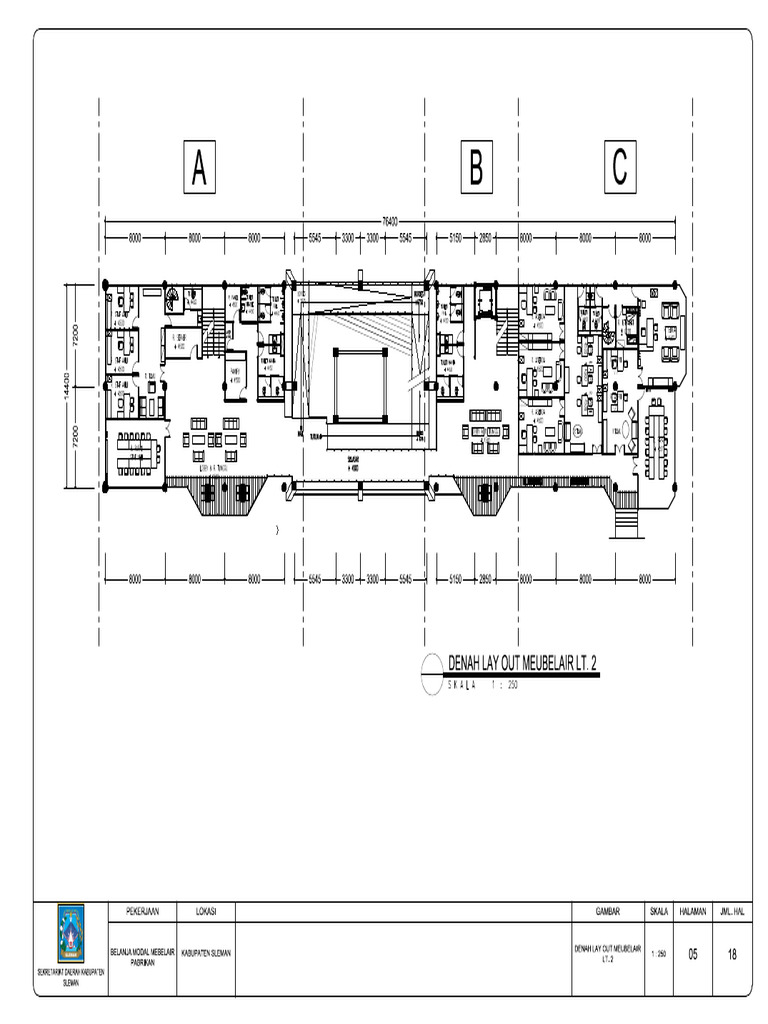 5. Denah Lay Out Meubelair Lt.2 | PDF
