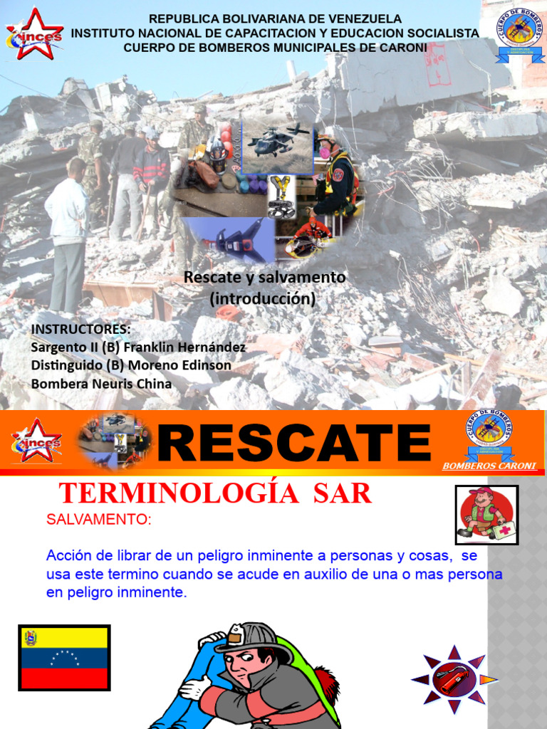 Leccion 6 Rescate Introduccion | PDF | Búsqueda y rescate | Bombero