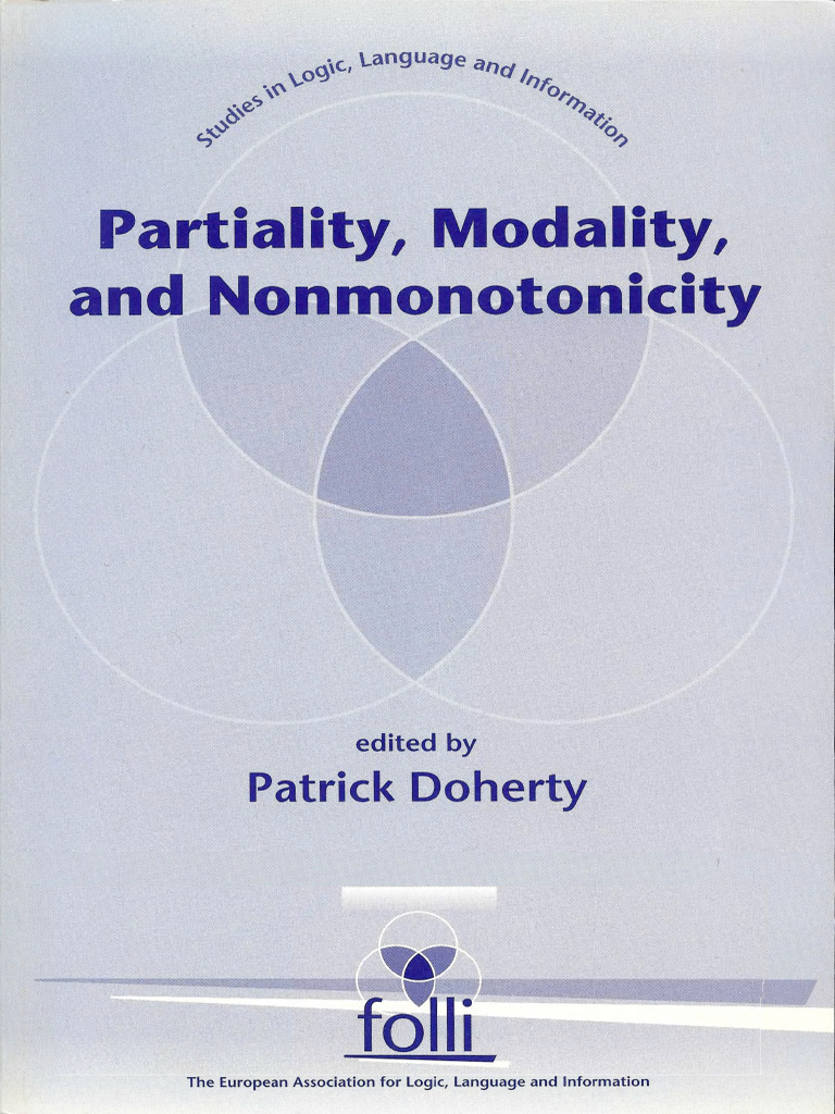 Vdoc - Pub Partiality Modality and Nonmonotonicity | PDF | Metalogic | Mathematical Concepts
