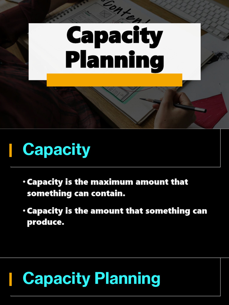 Capacity Planning | PDF | Output (Economics) | Business Economics