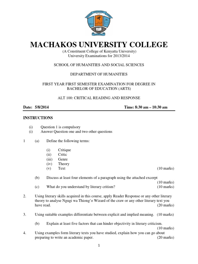 Alt 100 Critical Reading and Response | PDF | Learning | Cognition