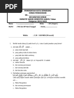 Soal Bab 1, 2 Dan 3 PAI Kelas 4 Kurikulum Merdeka | PDF