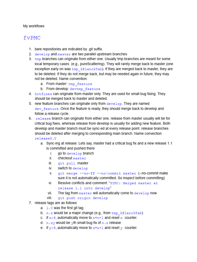 My Git Flow | PDF | Information Technology | Computer Science