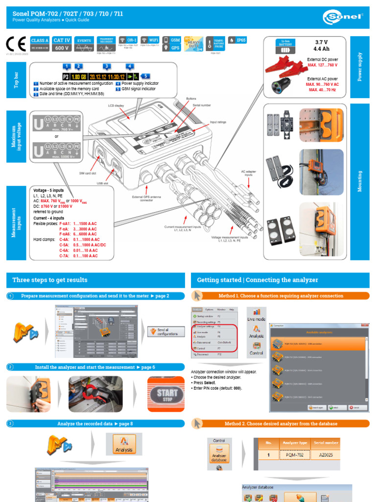 PQM-702 - 703 - 710 - 711 QuickGuide v1.02 EN | Download Free PDF ...