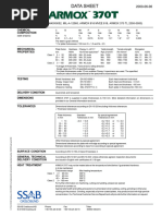 Armox 500T Steel Specifications | PDF | Physical Sciences | Building ...