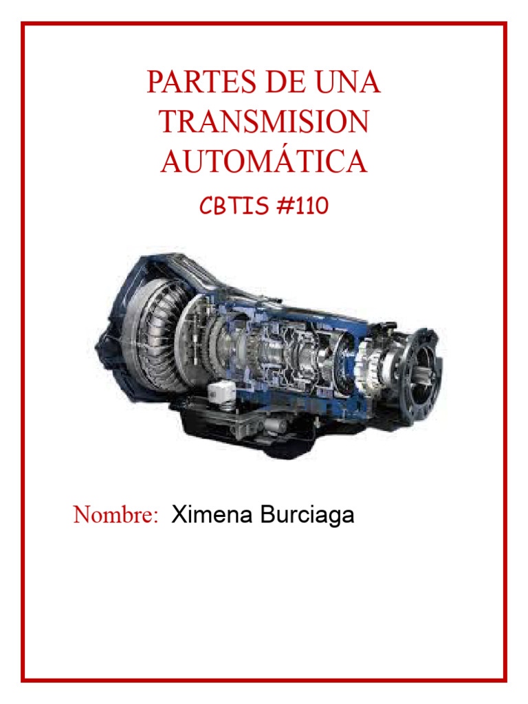 Partes de Una Transmision Automática | PDF