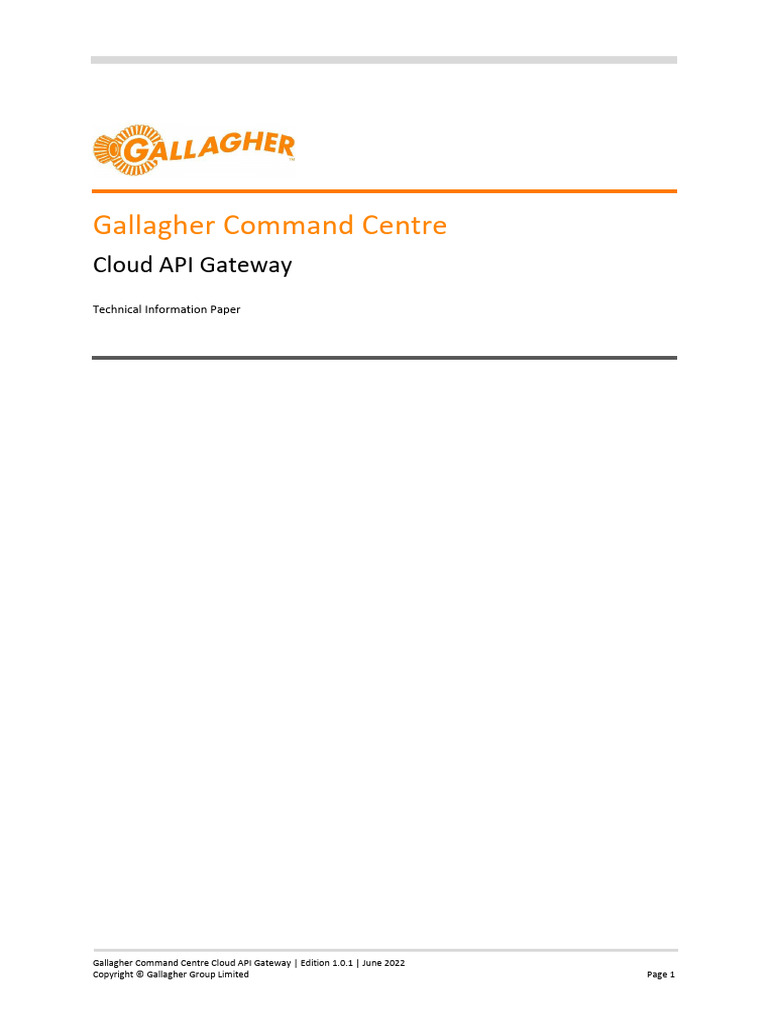 Command Centre Cloud Api Gateway TIP | PDF | Proxy Server | Transport Layer Security