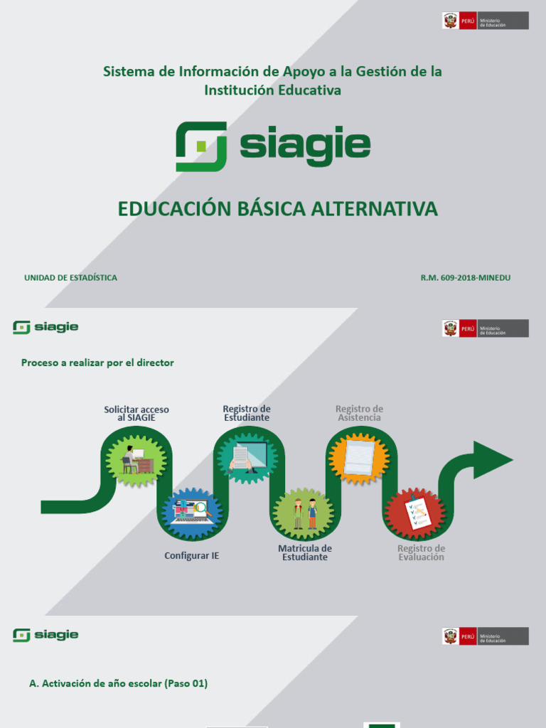 Gestión SIAGIE en Educación Básica | PDF | Informática