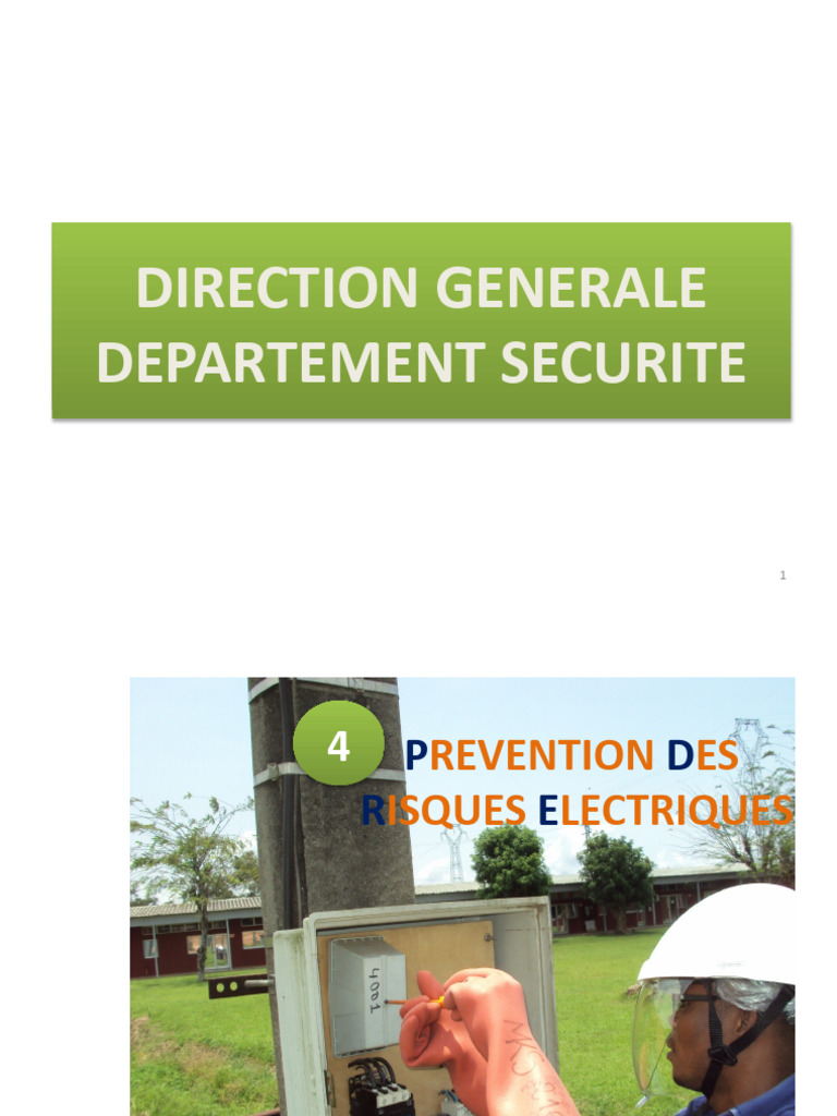 04 - Prevention Des Risques Electriques | PDF | Risque | La nature