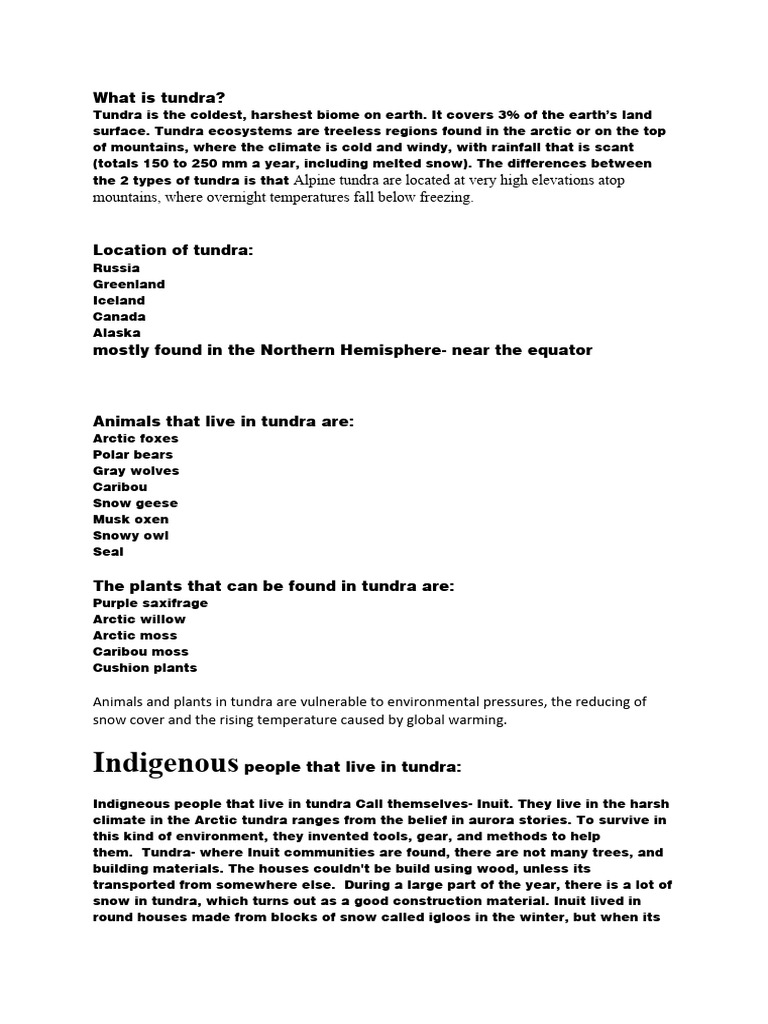Humanities presentation script | PDF | Inuit | Physical Geography