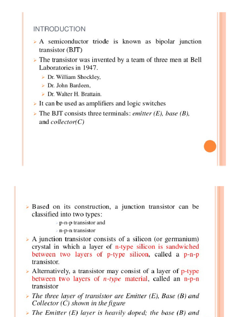 BJT | PDF