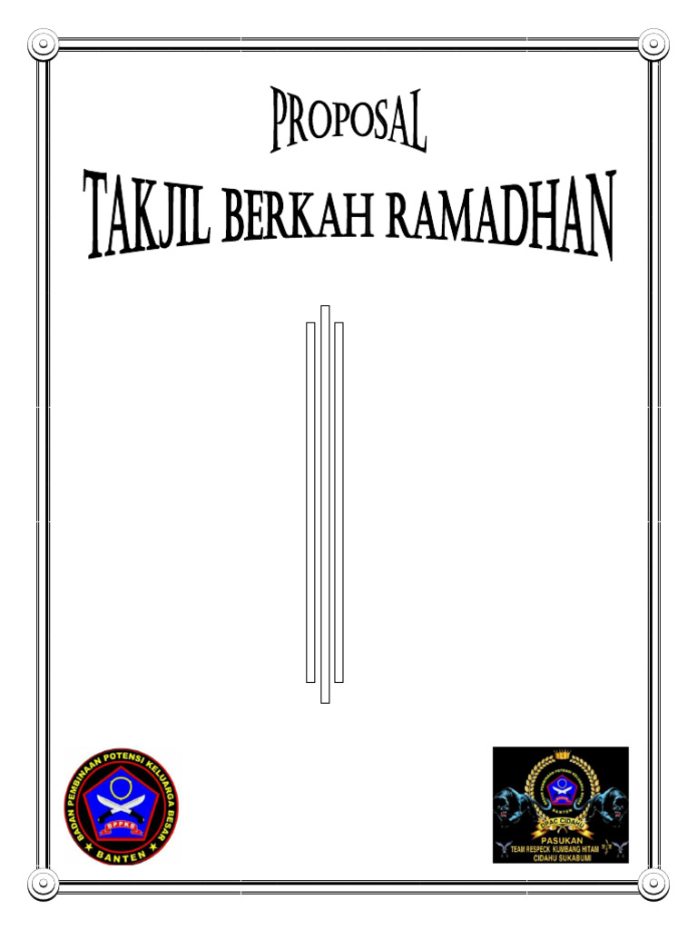 PROPOSAL TAKJIL BERKAH RAMADHAN 2022-Dikonversi | PDF