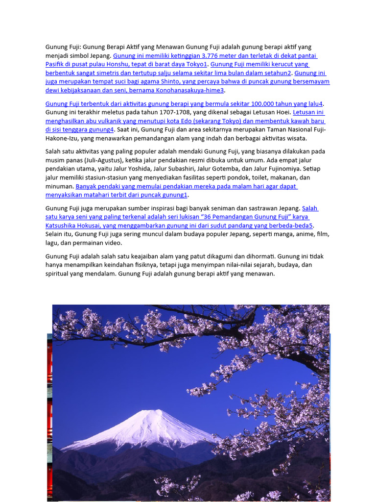Gunung Fuji | PDF