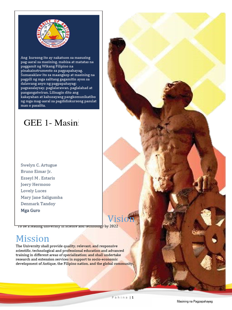 MODYUL SA GEE 1 Kabanata 1 5 1 | PDF