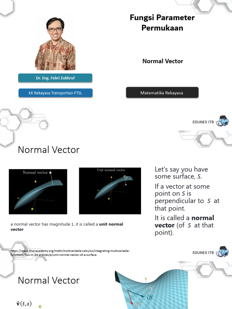 Fungsi Parameter Permukaan | PDF | Euclidean Geometry | Elementary Mathematics