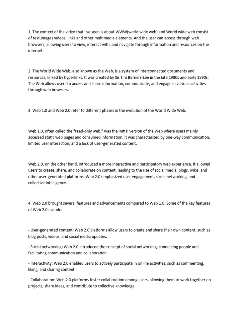 EMTECH | PDF | World Wide Web | Internet & Web