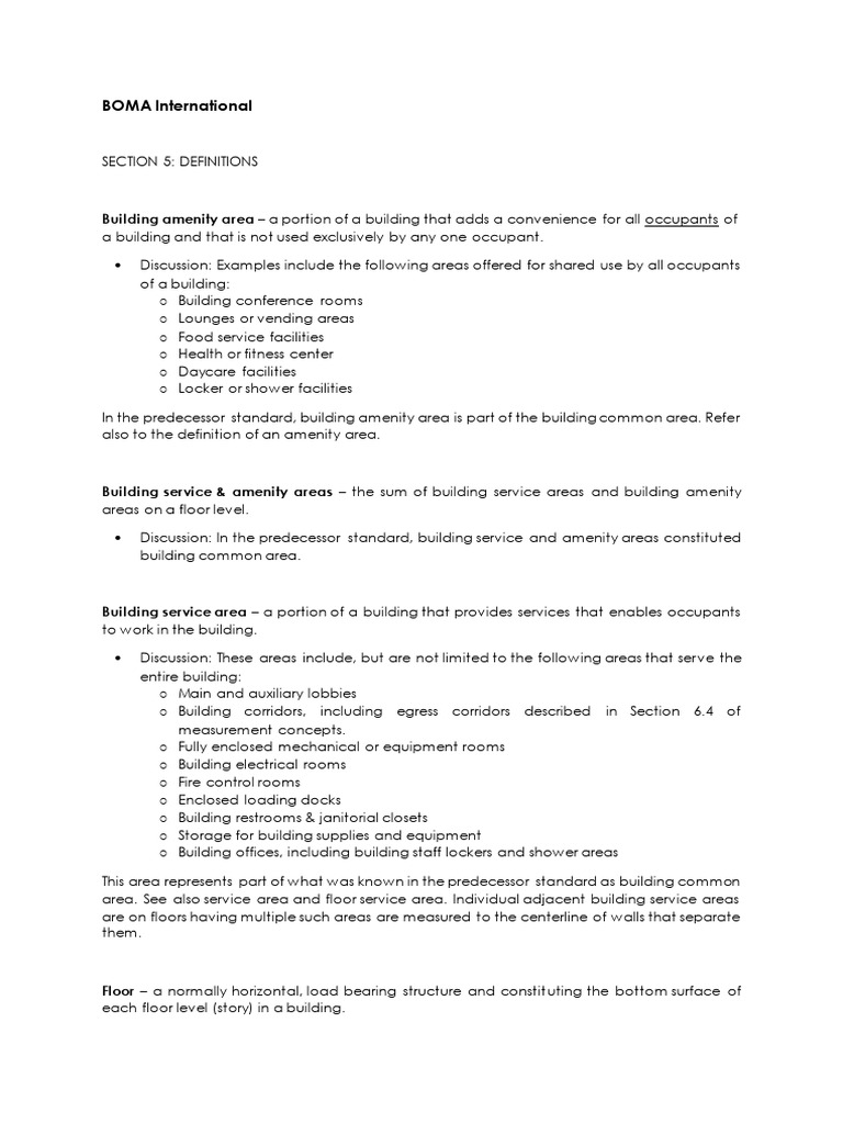 BOMA International | Download Free PDF | Ratio | Buildings And Structures