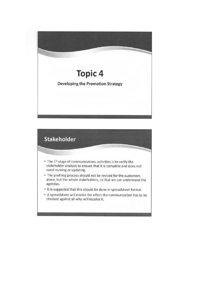 Marketing Management MBA Chapter 2 Topic 4 | PDF