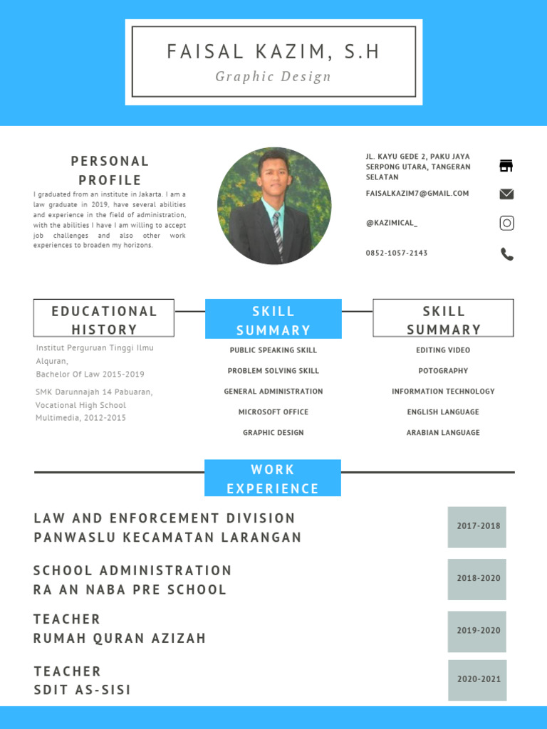 Contoh CV Design | PDF