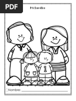 Dibujos de Familia Nuclear para Colorear | PDF | Familia | Sociedad