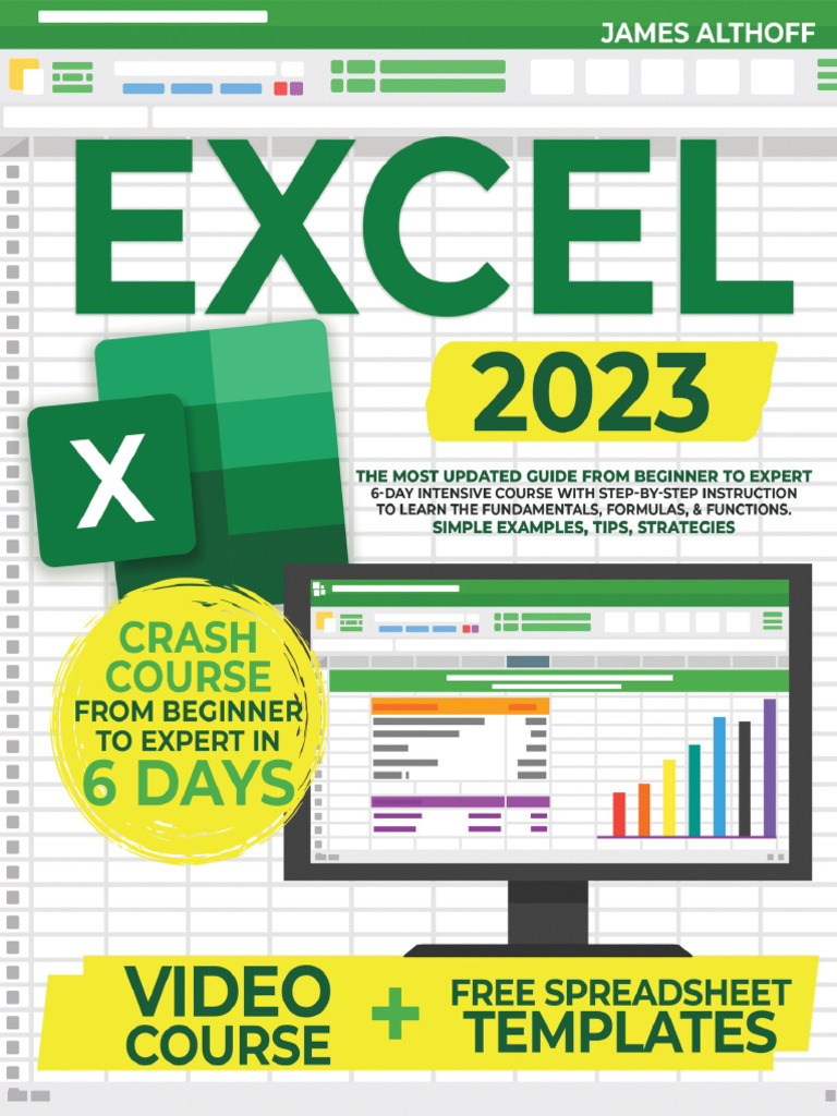 Althoff, James - Excel 2023 - The Most Updated Guide From Beginner To ...