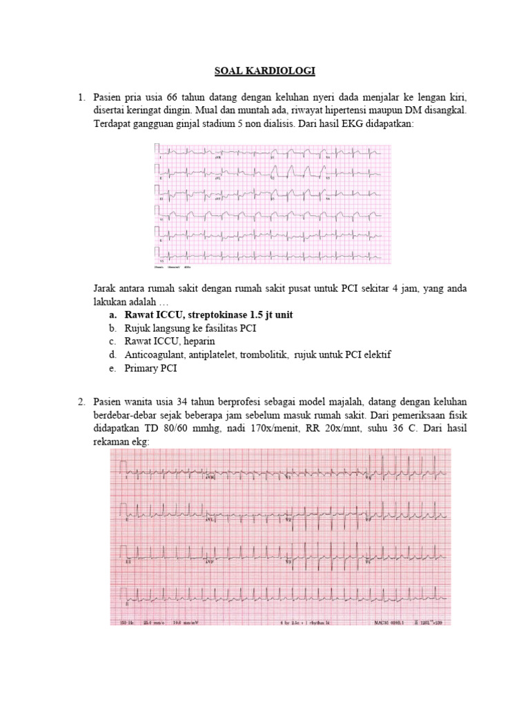 Contoh soal BOARD kardiologi | PDF