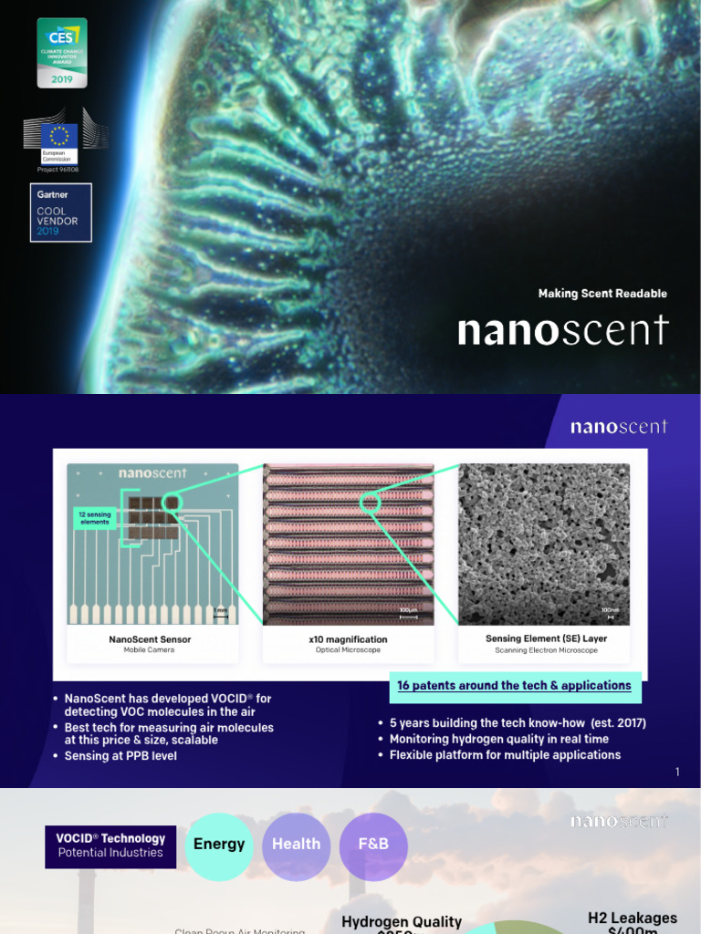NanoScent Deck - Week 20 | PDF | Fuel Cell | Hydrogen