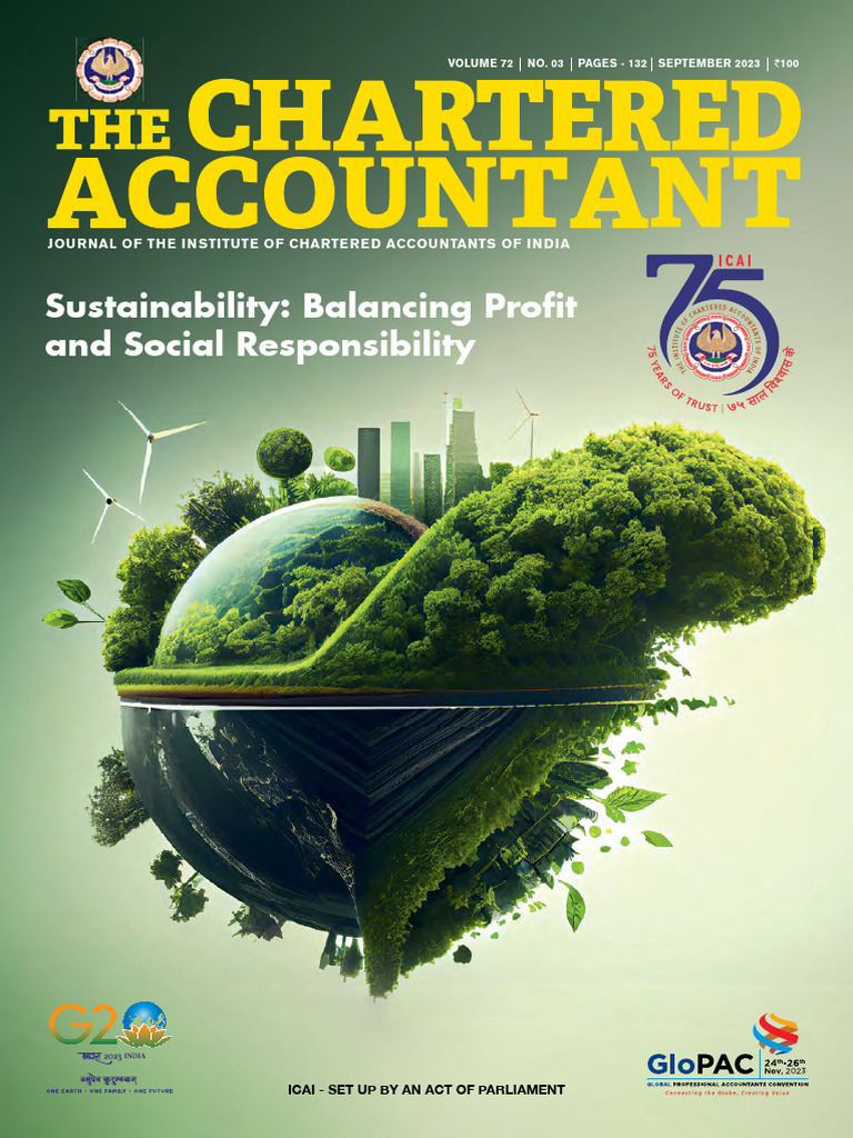ICAI SEP 2023 - Complete Journal | PDF | Sustainability | Governance