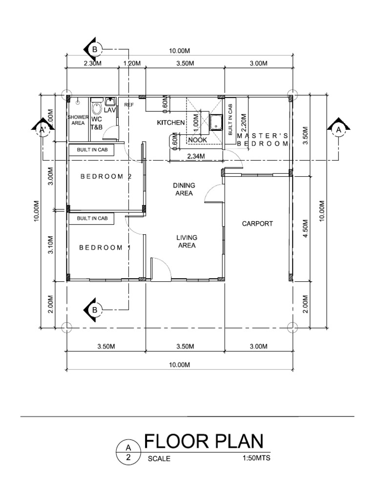 100 sqm House Floor Plan Design | PDF