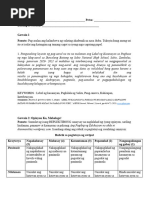 Rubrics (Sanaysay o Essay) | PDF