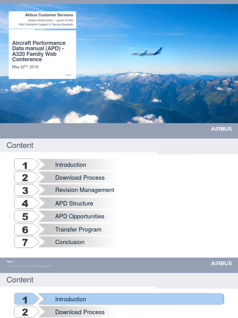 APD Presentation A320Family | PDF | Airbus | Computing