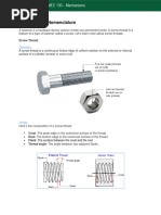 Thread Callout in Solidworks | PDF | Metalworking | Machining