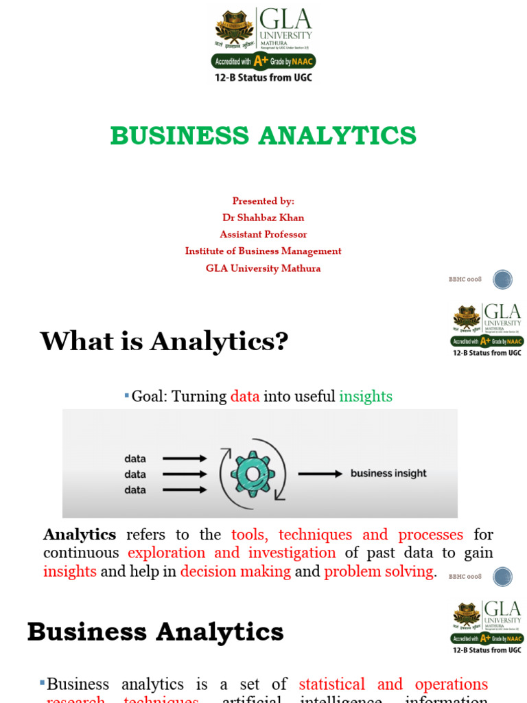Lecture 2 | PDF | Analytics | E Commerce