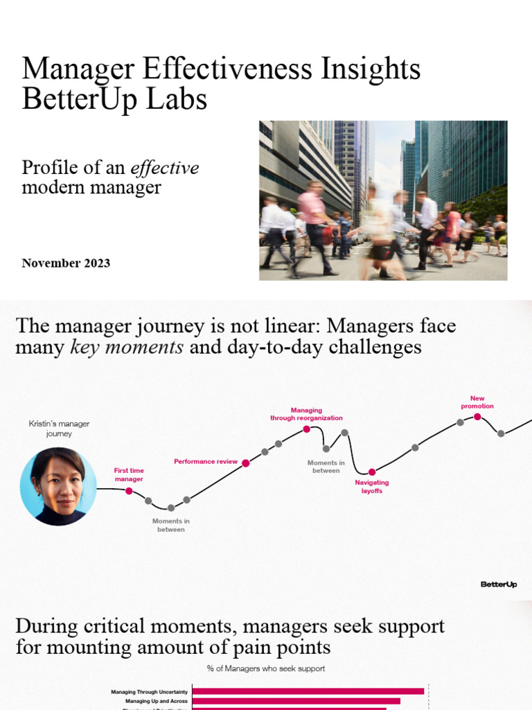 Manager Effectiveness BetterUp | Download Free PDF | Employee Retention ...
