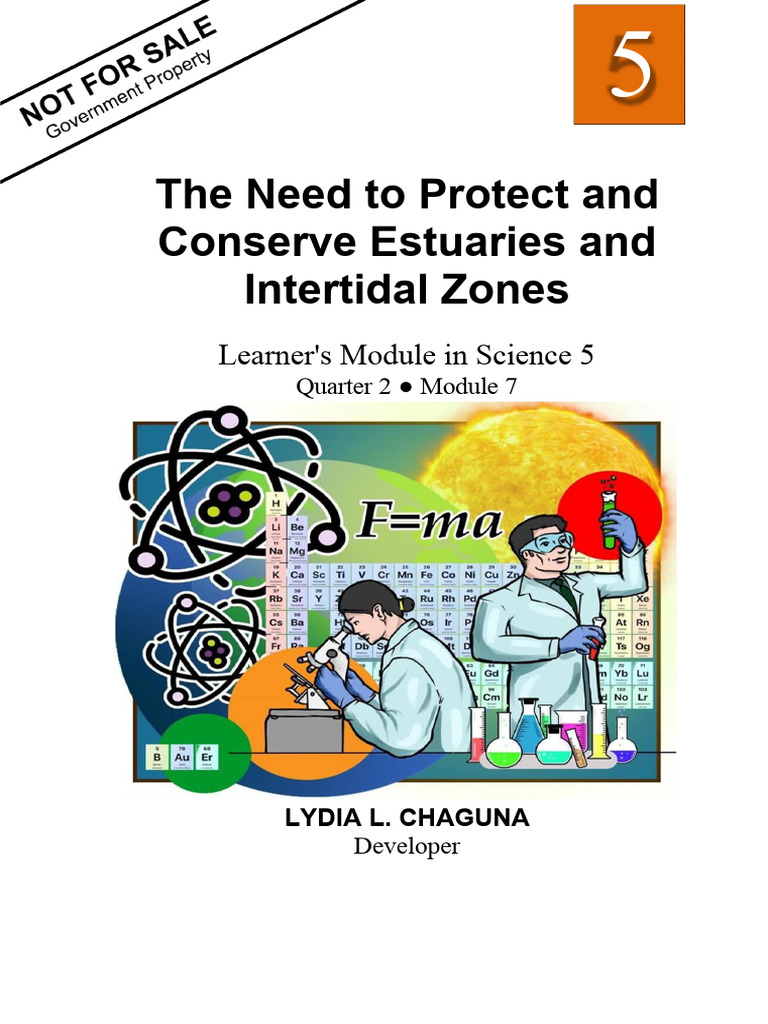 Sci5 q2 Mod7-Need Protect Conserve Estuaties Intertidal Zonez - Lydia Chagunaz Bgo v1-1 | PDF ...