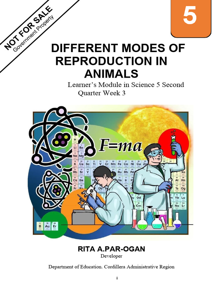 Sci5 Q2 Mod3 Different-Types-Of-Reproductionin-Animals Rita Par-Ogan Bgo v1 | PDF | Reproduction ...