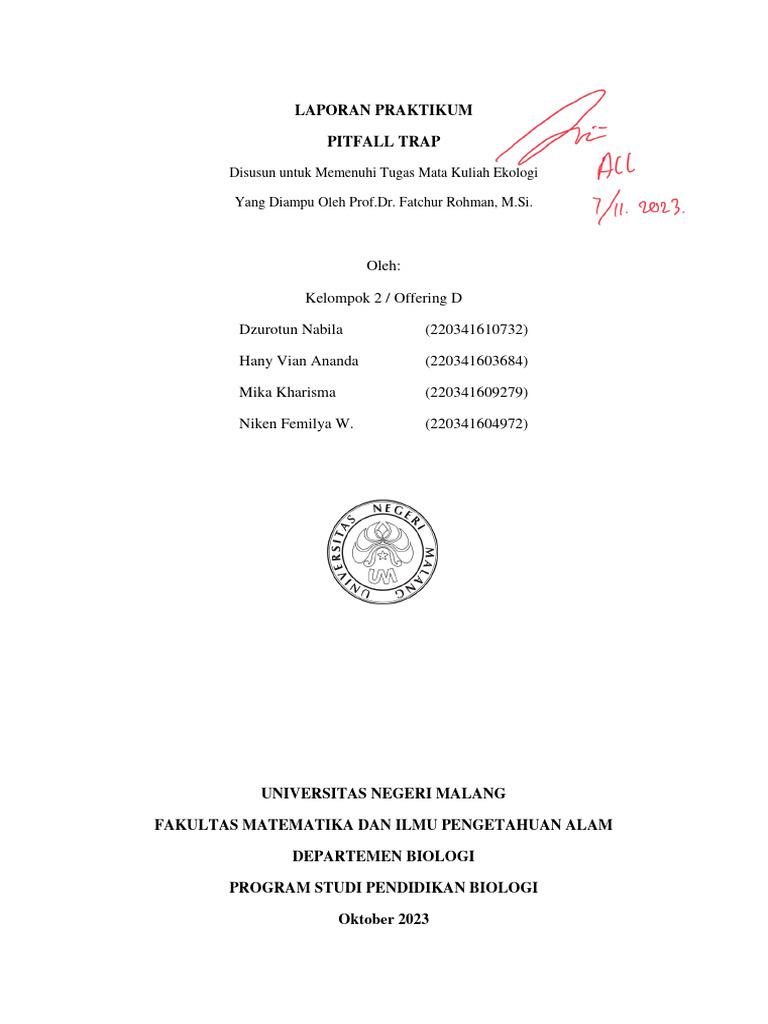Kel 2 - Laporan Praktikum Pitfall | PDF