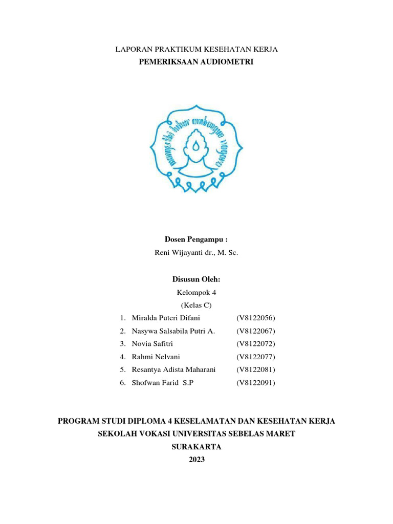 Kelompok 4 - Laporan Praktikum Audiometri | PDF